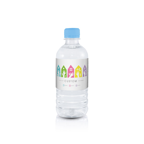 Promotional Water Bottles | 350ml Custom Label Bottled Water - Custom Water